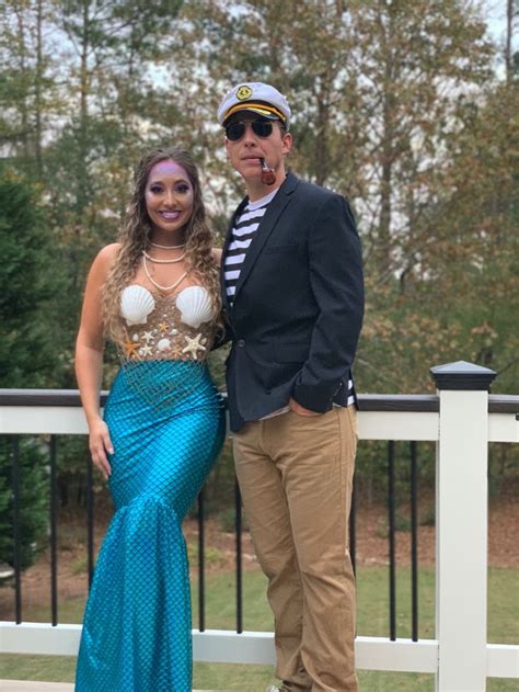 Mermaid And Sailor Halloween Costume Sailor Halloween Costumes