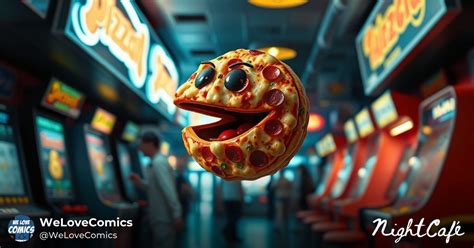 Hyper Realistic Pizza Pac Man In Arcade Setting Ai Art