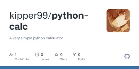 Github Kipper99python Calc A Very Simple Python Calculator