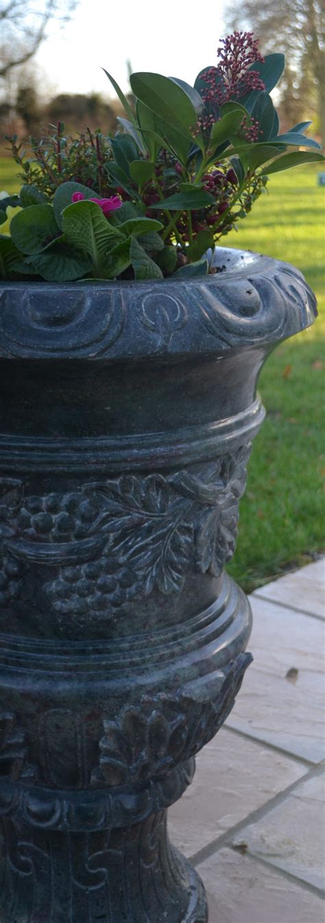The Ornate Granite Planter Unique Natural Stone