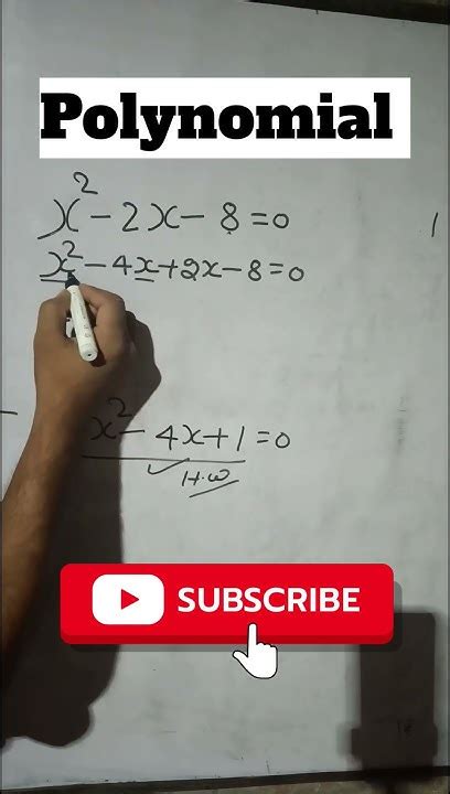 5 Polynomial Tricks You Need To Master For Math Success Youtube