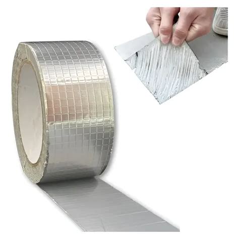 Cinta Adhesiva Tapa Reparar Gotera Impermeabilizante 5cm 3m Gris Lisa