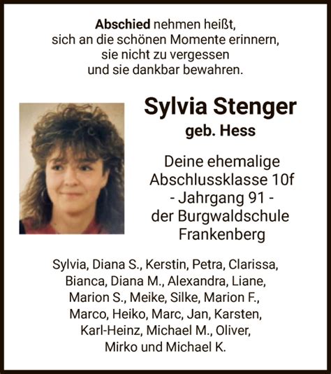 Traueranzeigen Trauer De