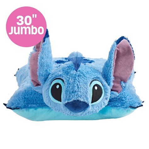 Pillow Pets Jumbo Stitch Disney Stuffed Animal Plush Toy