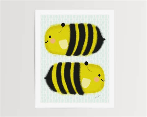 “bee Bee Buzz” Art Print By Elisa Bell — Pretty Pop Design