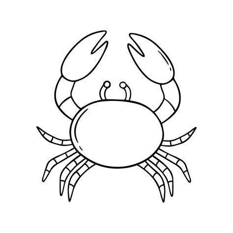 Crab Underwater Drawing