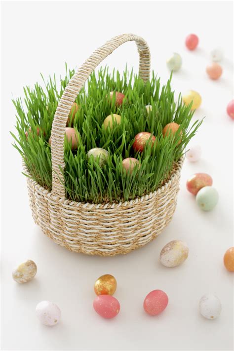 Easter Grass In A Basket Made Everyday