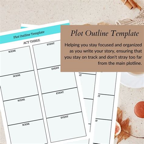 Plot Outline Template Etsy