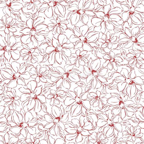 Cute Floral Pattern Perfect For Textile Design Stock Vector Illustration Of Material Floral