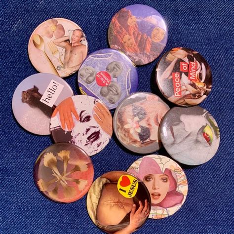 Button Collage Etsy