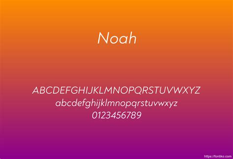 Noah Font [otf Ttf]