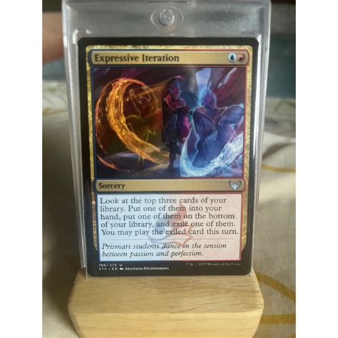 การ์ด Mtg Expressive Iteration Multi Magic The Gathering Edh รุ่น Stx