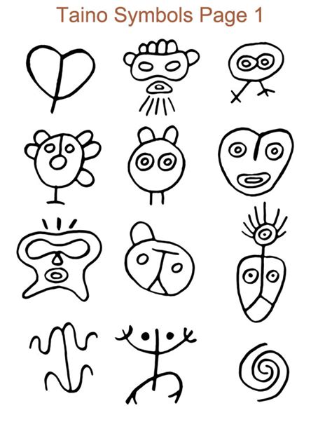 Simbolos Taino Tatuagem Coqui There Was Once A Beautiful Goddess Who