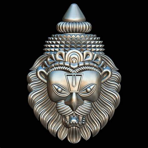 Narasingha Bhagwan Face 3d Model