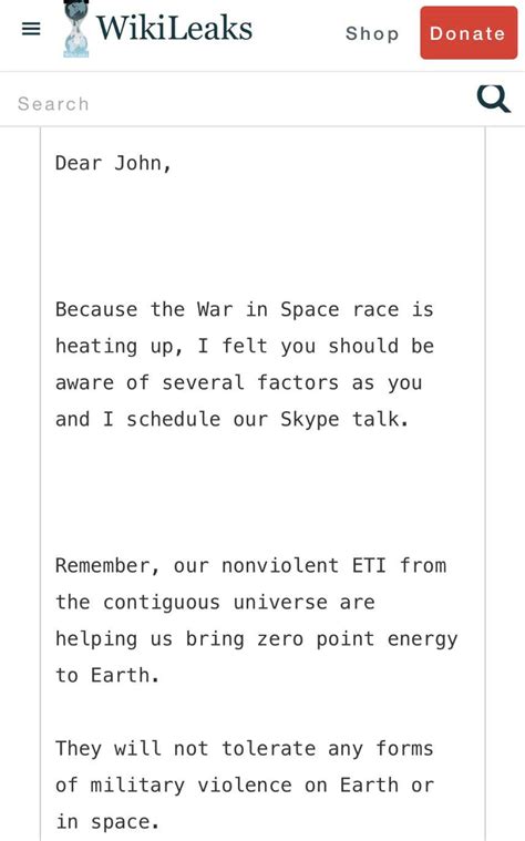 What Do You Make Of This Email Raliens