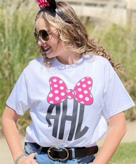 Monogrammed Bow Tee Shirt