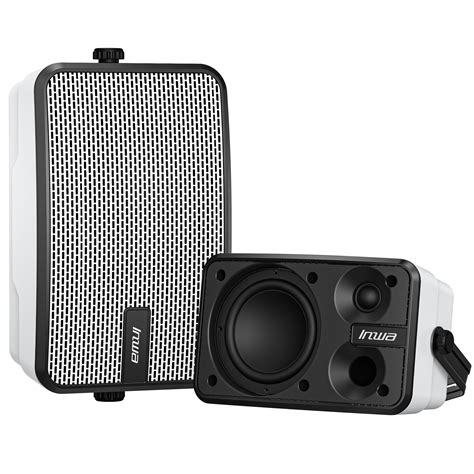 Inwa Outdoor Bluetooth Speakers Ipx5 Waterproof 400w Wall Mount Speaker Powerful Bass Indoor