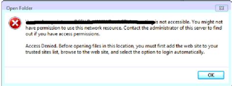 Access Denied Error Mapping Network Drive Otixo Parsloki