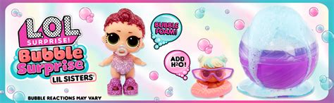 L O L Surprise Bubble Surprise Lil Sisters Assorted Dolls