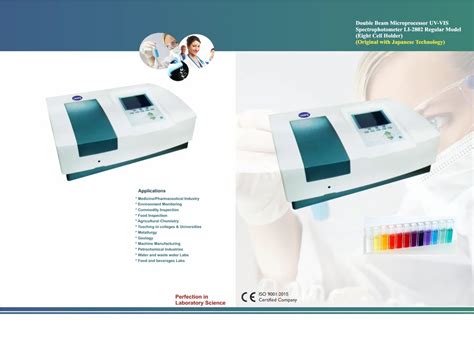 Uv Vis Double Beam Spectrophotometer Uv 1900i Shimadzu Uv Vis