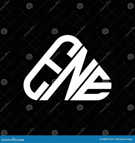 Ene Letter Logo Creative Design With Vector Graphic Ene Simple And