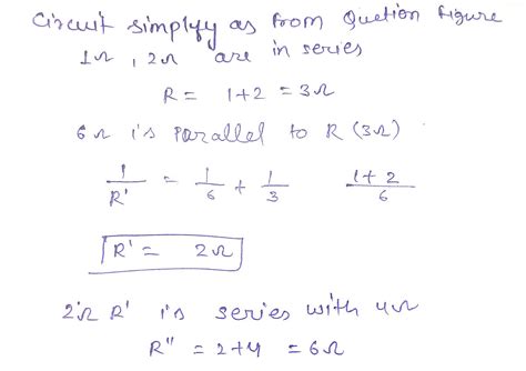 Solved Using Mesh Analysis Find The Voltage And Current Flowing Through Course Hero
