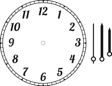 Clock Face No Hands Vector Images Over 9 500