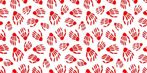 Skeleton Hand Seamless Pattern Bones Patterndesign For Halloween And