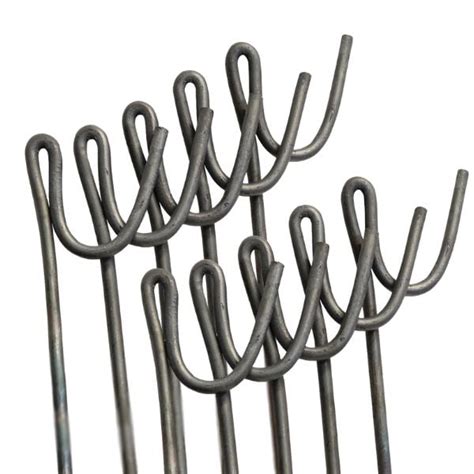 Steel Fencing Pins For Temporary Barrier Mesh Standard And Electroplated