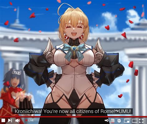 Nero Claudius Nero Claudius Ouro Kronii And Ouro Kronii Fate And 4