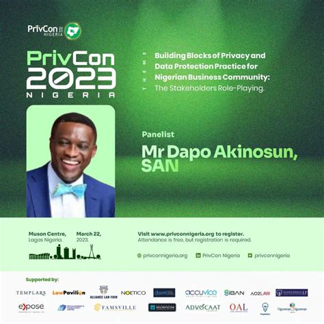 Dapo Akinosun San On Linkedin Privcon2023 Privacyconference Dataprivacyevent