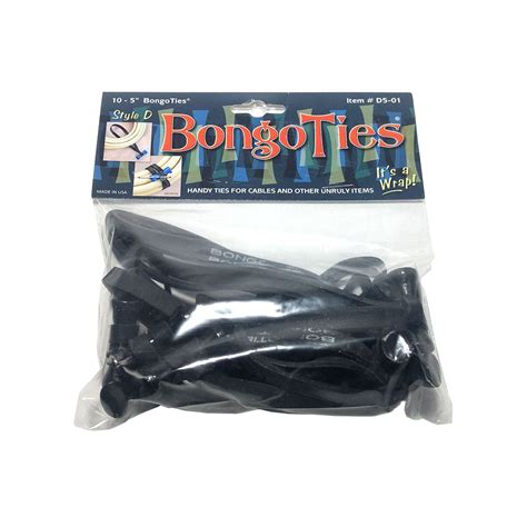 Bongo Ties Multi Purpose Elastic Ties 10 Pack