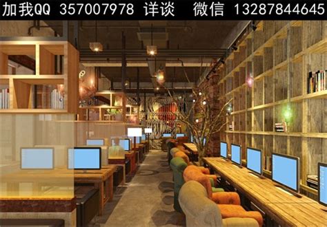 网咖设计案例效果图美国室内设计中文网
