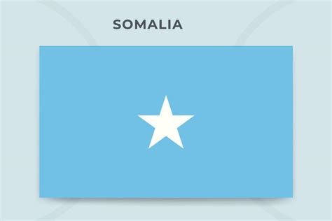 Somalia National Flag Design Template 25550381 Vector Art At Vecteezy