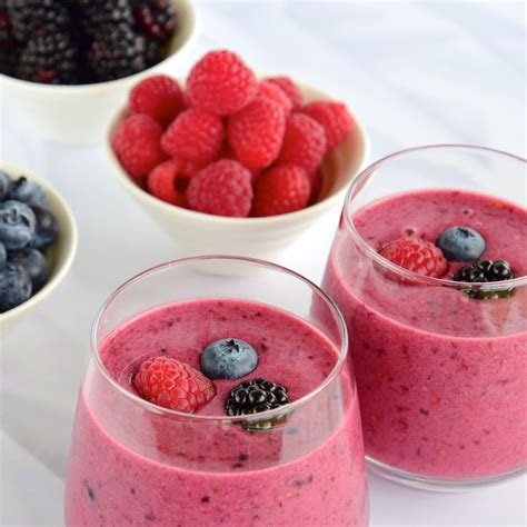 Refreshing Berry Protein Powder Smoothie Kiwi Nutrition