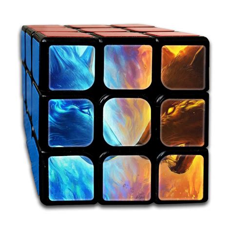 Buy Rubiks Cube By Daiyu Ice Wolf Vs Fire Wolf 3x3 Smooth Magic Square