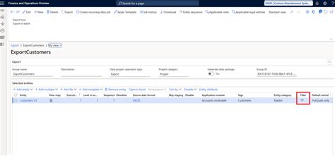 data entity export performance tips finance and operations dynamics