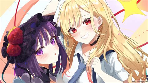 My Dress Up Darling Anime Marin Kitagawa Cosplaying 4k Wallpaper