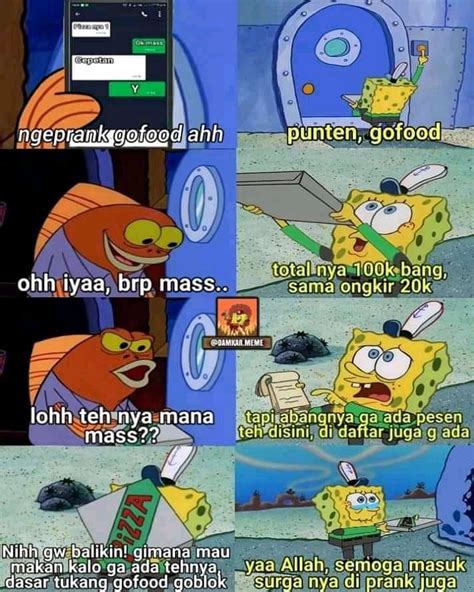 Ojol Prank Potrayed By Spongebob R Indonesia