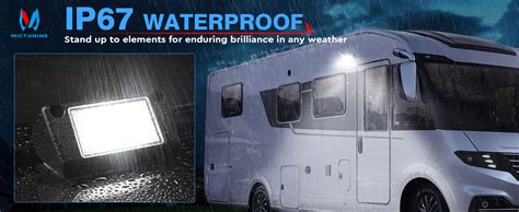 Mictuning Led Rv Exterior Porch Utility Light Waterproof 10 30v Dc Low
