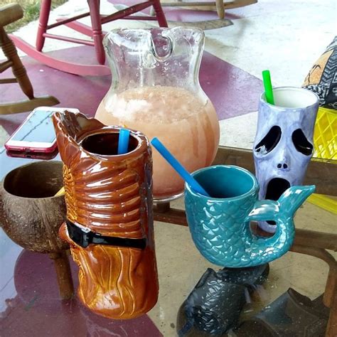 Handmade Tiki Mugs Perfect For Your Tiki Bar