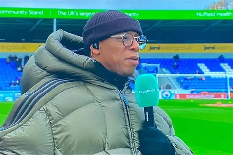 Ian Wright Borrows The Michelin Mans Coat For Itv Fa Cup Coverage As Fans In Stitches Daily