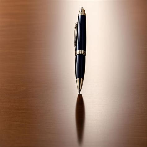 Premium AI Image Pen Put On The Table