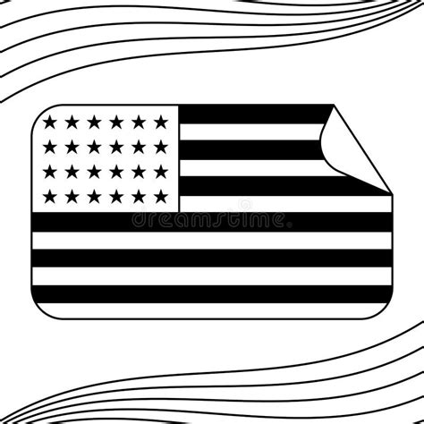 American Flag Rectangle Stock Illustrations 1382 American Flag