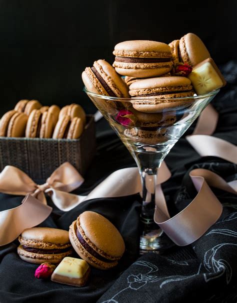 The Best Chocolate French Macarons With Rum Ganache Recipe From The