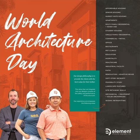 Element Structural Engineers On Linkedin Worldarchitectureday