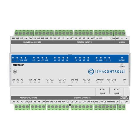 Isma B Mix38 Modules 38 Entrées Sorties Rs485 Mstp Ou Rs485 Ip Btib
