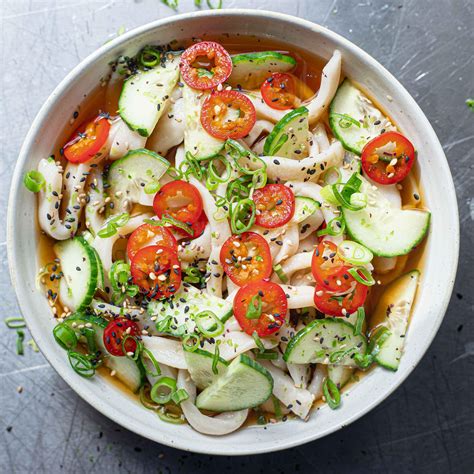 Cold Cucumber Udon With Ponzu Mob