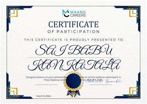 Attended Webinar On Dsa By Maang Sai Babu Kankatala Posted On The