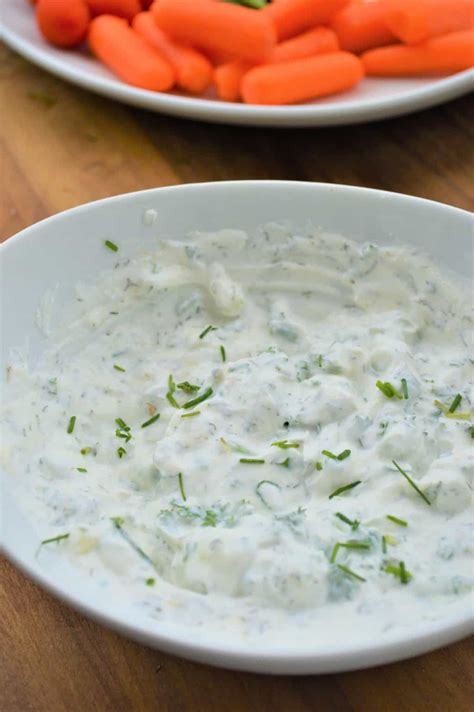 Healthy Greek Yogurt Veggie Dip Recipe